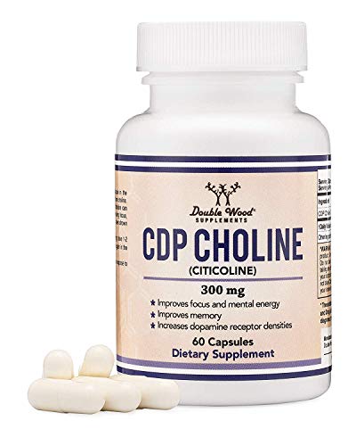 CDP Choline (Citicoline) Supplement, Pharmaceutical Grade, Made in USA ...