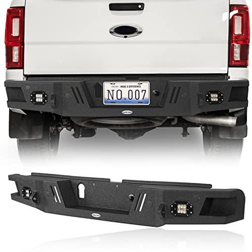 Mua Hooke Road Ranger Solid Steel Rear Bumper w/LED Lights for Ford ...
