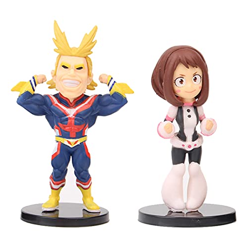 My Hero Academia Cake Toppers Figurines,MHA Mini Toy Doll Cupcake ...