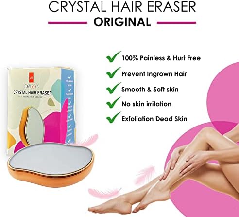 Crystal Hair Eraser, Magic Crystal Hair Removal, Exfoliation Painless ...