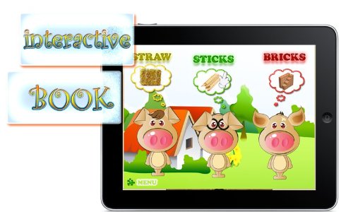 Amazon.com: The Three Little Pigs (interactive Book for Children ...