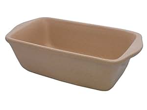 Amazon.com: Rada Cutlery Stone Loaf Bake Pan - Stoneware Bread Meatloaf ...