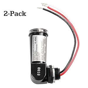 2-Pack Outdoor Conduit Lighting Control With Photocell and Swivel Mount ...