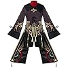 ATEOVE Hu Tao Cosplay Costume Uniform Dress Outfit Suit Full Set (L, Hu ...