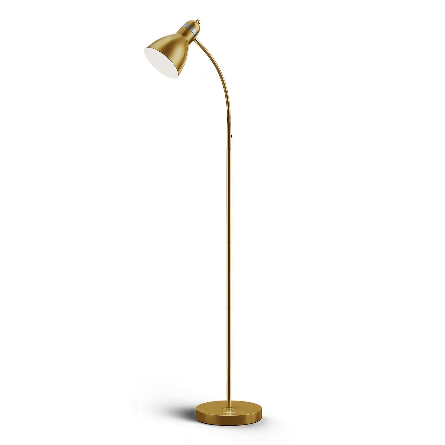 LEPOWER Floor Lamp, Metal Standing Lamp with Adjustable Gooseneck ...