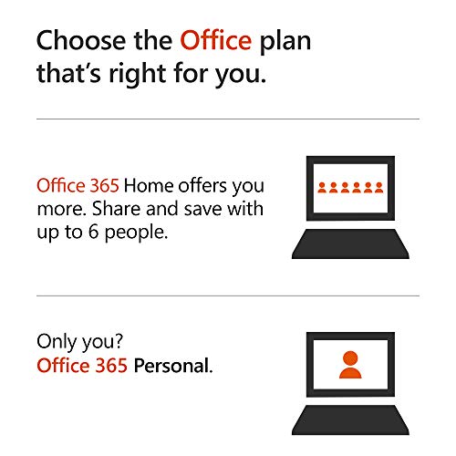 Microsoft Office 365 Personal | 12-month subscription, 1 person, PC/Mac ...