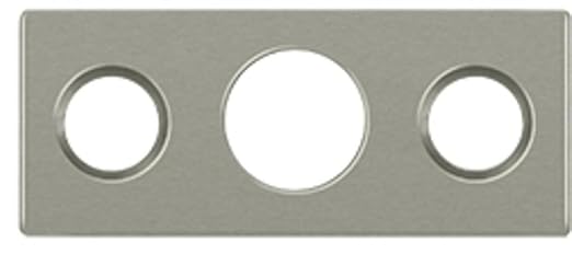 Amazon.com: 7 in. Flush Bolt Strike Plate (Set of 10) (Satin Nickel ...