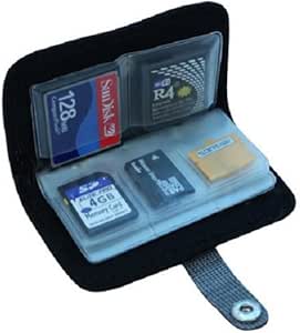 Amazon.com: Memory Card Carrying Case - Black / Wallet / Holder ...