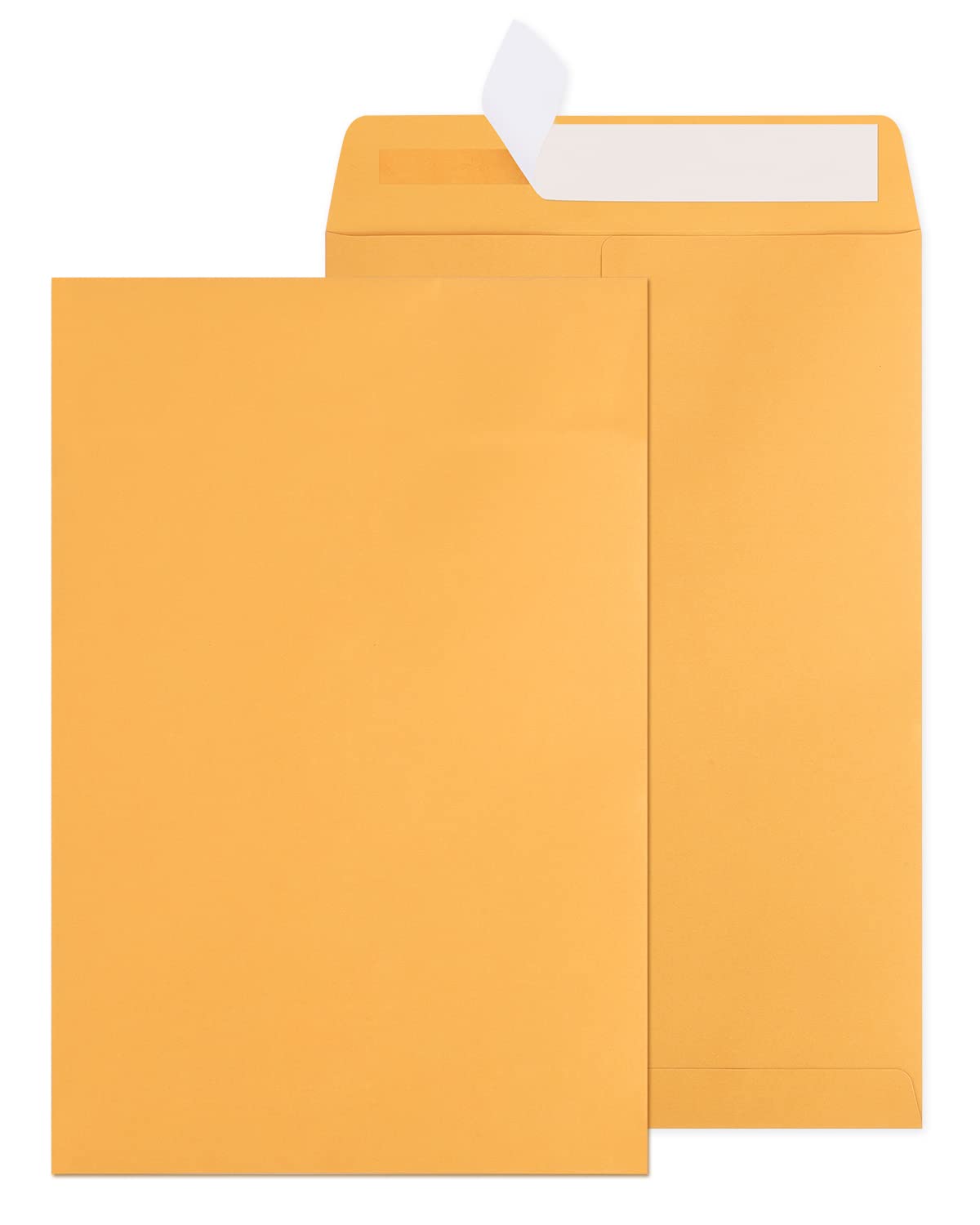 Poever 6x9 Catalog Envelopes 300 Pack Small Envelopes Brown Kraft Self ...