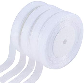 Amazon.com: Offray Garbo Satin and Sheer Craft Ribbon, 5/8-Inch Wide by ...