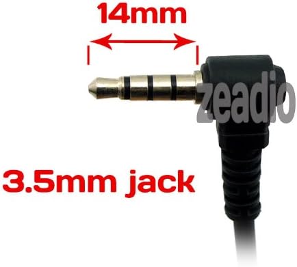 zeadio Shoulder Remote Handheld Mic Microphone Speaker 3.5mm headphone ...