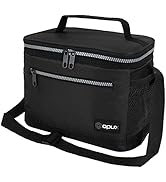 Amazon.com: OPUX Insulated Dual Compartment Lunch Bag for Men, Women ...