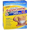 Amazon.com: Aspercreme Lidocaine Patches XL - 3 Each, Pack of 5 : Health & Household