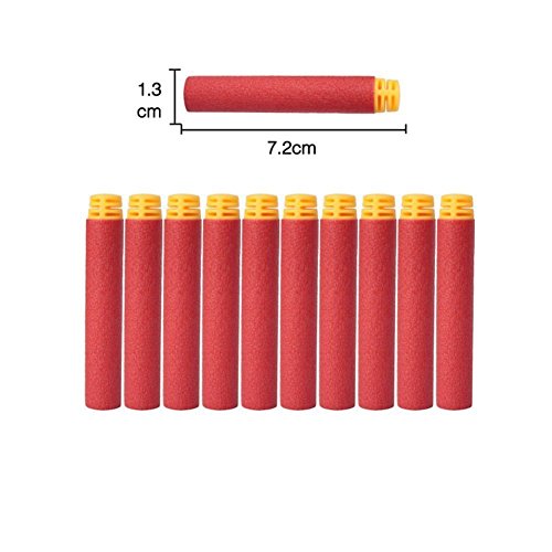 Buy Yosoo 7.2 x 1.3cm Refillable Sponge EVA Soft Bullets Toy Soft ...