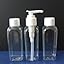 Plastic Air / Flight Travel Bottles 100ml 3/Pk (078334): Amazon.co.uk ...