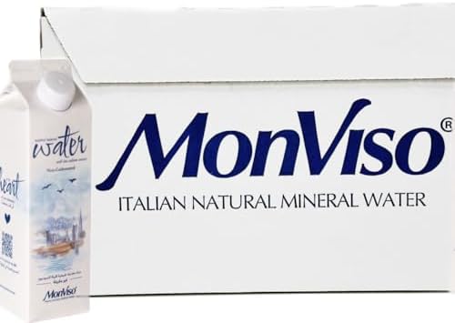 MONVISO, Gable Top Natural Mineral Water, 500 ml, Pack of 15 price in ...
