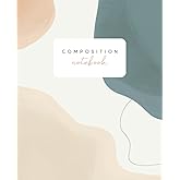 Boho Composition Notebook: College Ruled, Aesthetic Boho Style with ...