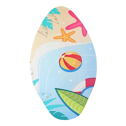 DYNWAVE Stand up Skimboard Surf Board with High Gloss Coating, Wooden ...