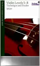 Violin Series, 2013 Edition - Technique & Etudes Levels 5-8: RCM ...