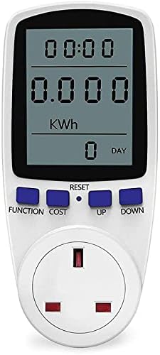 LCD Display Digital Power Energy Meter Electricity Usage Monitor Plug ...