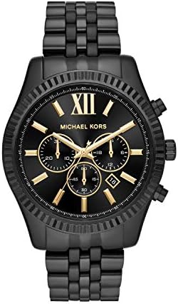 Michael Kors Mens Quartz Watch, Chronograph Display and Stainless Steel ...