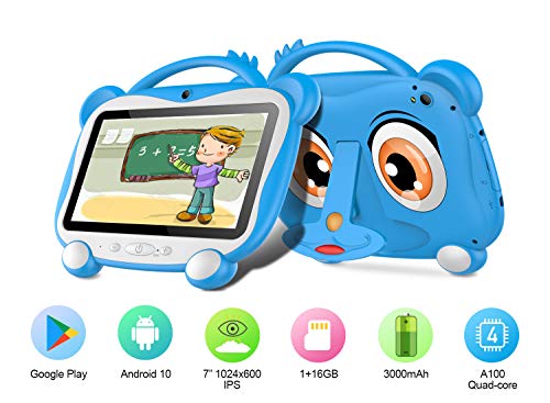 GOODTEL G6 7" Kids Tablets 16 GB ROM 128GB Extended Memory，GMS Google ...