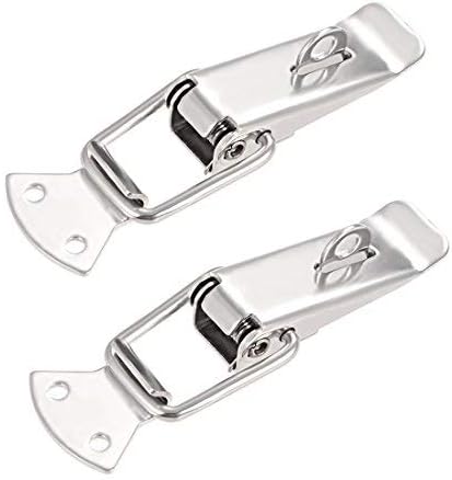 127 mm long iron bolt clamps for box case boot captures spring-loaded ...