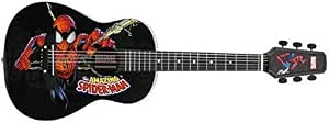 Amazon.com: Peavey Junior Size Acoustic Guitar with Spider-man theme ...