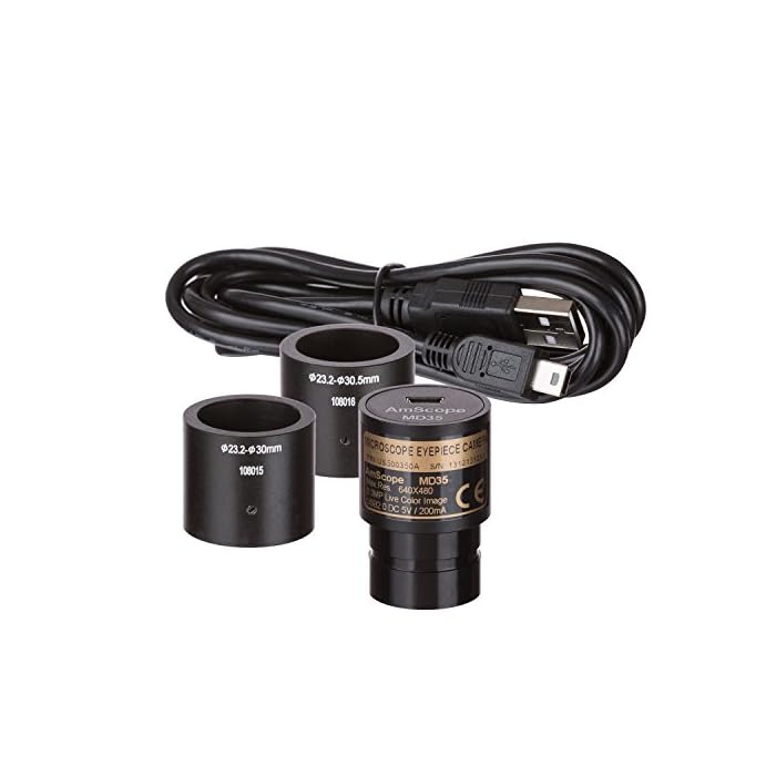 Buy AmScope M170C-PB10-WM-E 40X-1000X Dual LED Solid-Metal Portable ...