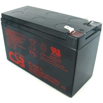 Amazon.com: 12V 9Ah HR1234W Home Alarm Battery by CSB: Electronics