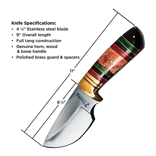 Stauer River Canyon Bowie Knife With Leather Sheath on Galleon Philippines
