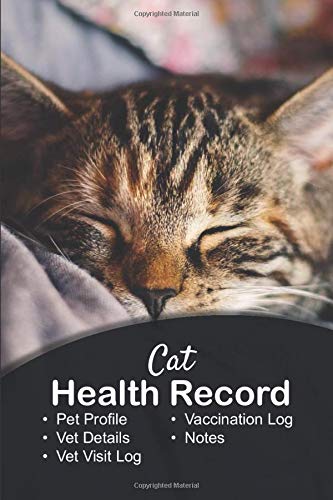 Cat health record: Cat vaccine record book | Pet health record | Puppy ...