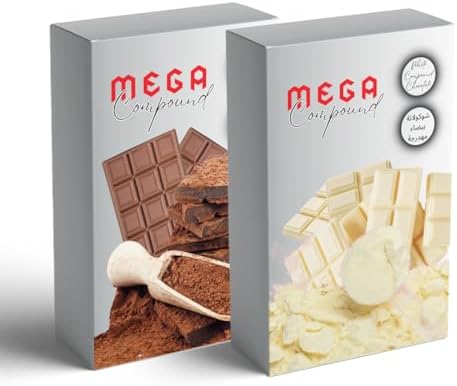 BRANDSFINITY Mega Compound Combo Milk Chocolate (500gm) + White ...
