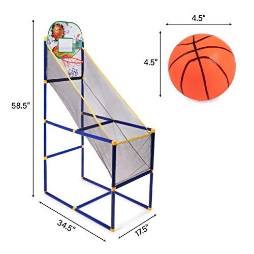 Basketball Arcade Game for Kids - Single Shot Indoor Shooting System ...