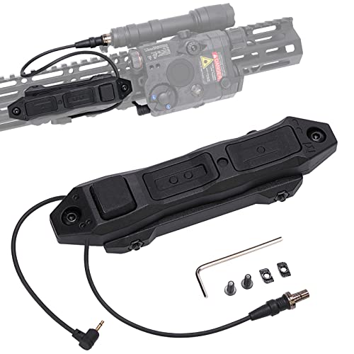 Fineonly Dual Remote Flashlight Pressure Switch Tactical Tape Switch ...