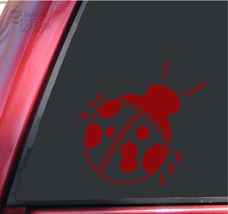 Amazon.com: Lady Bug Vinyl Decal Sticker - by ShadowMajik (6" X 5.9 ...