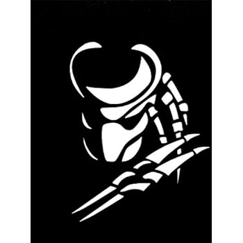 Amazon.com: PREDATOR MOVIE BUST VINYL STICKERS SYMBOL 5.5" DECORATIVE ...