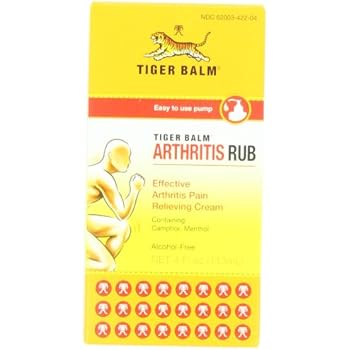 Amazon.com: Tiger Balm Arthritis Rub, 4 Fluid Ounces (113 ml) (Pack of ...