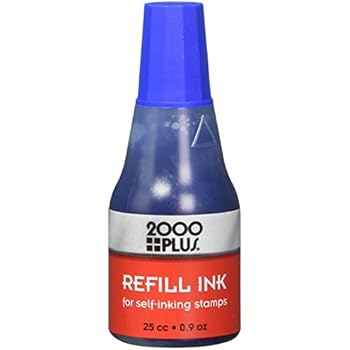 Amazon.com : Stamp-Ever Pre-Inked Refill, 7ml Bottle, Red (5028 ...