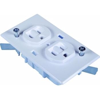 US Hardware Mobile Home/RV Duplex Receptacle 1 9/16" x 4 1/4 ...