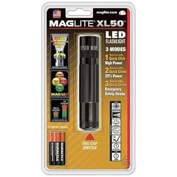 Maglite XL100 LED Flashlight, Black - Basic Handheld Flashlights ...
