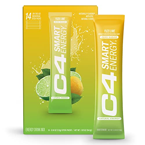 C4 Smart Energy Powder Stick Packs - Sugar Free Performance Fuel ...