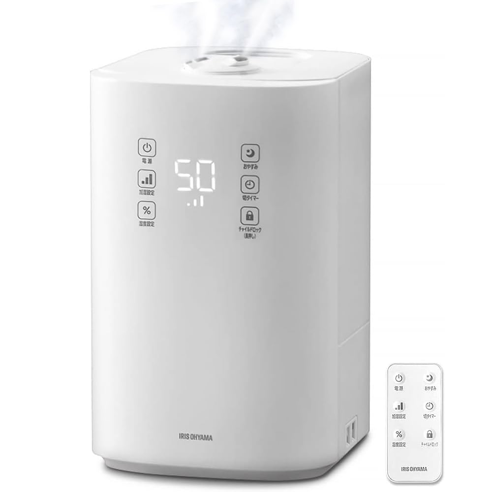 【価格推移】 IRIS OHYAMA UHK-500-W上給水ハイブリッド加湿器 ホワイト アイリスオーヤマの最安値 | プライシー