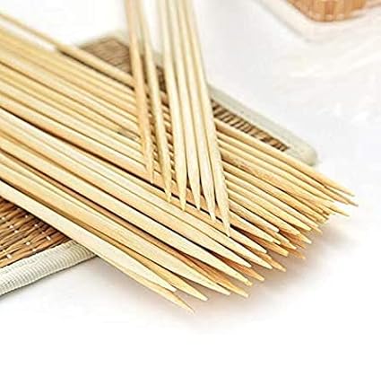 Bamboo Satay Stick - 8 Inches, 158 Pieces: Amazon.in: Home & Kitchen