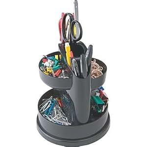 Amazon.com : Staples® 7 Compartment Rotating Desk Organizer : Office ...