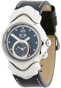 Amazon.com: Oakley Judge Dual Time Watch - Leather Band : Clothing ...