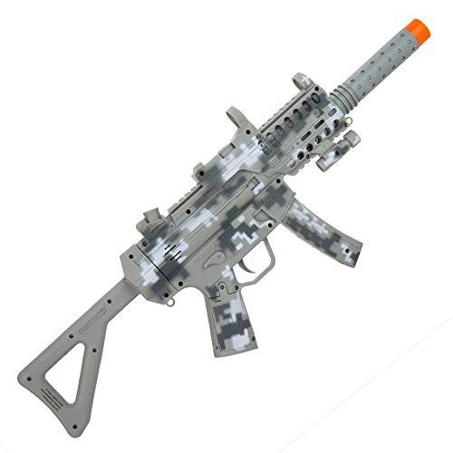 Adventure Toys Grey Camo Realistic SMG Sub Machine Gun Pistol Pretend ...