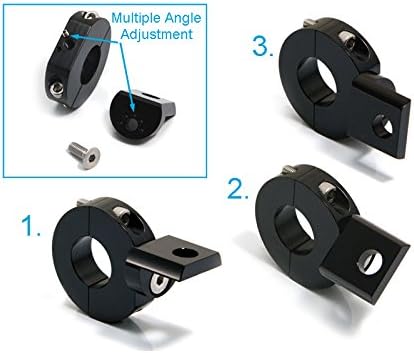 Motorbike Spotlight Fog Light Brackets clamps for any 22mm 7/8″ inch ...