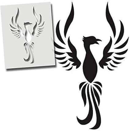 A5 Phoenix Stencil Home Decor Painting Walls Fabrics & Furniture ...