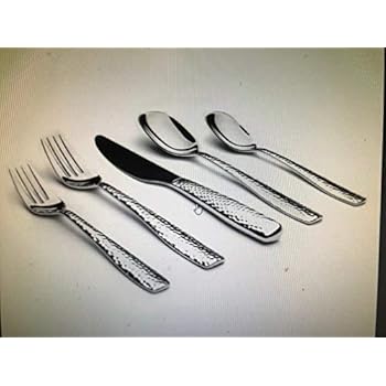 Amazon.com | Gourmet Settings Non Stop 20-Piece Flatware Set, Service ...